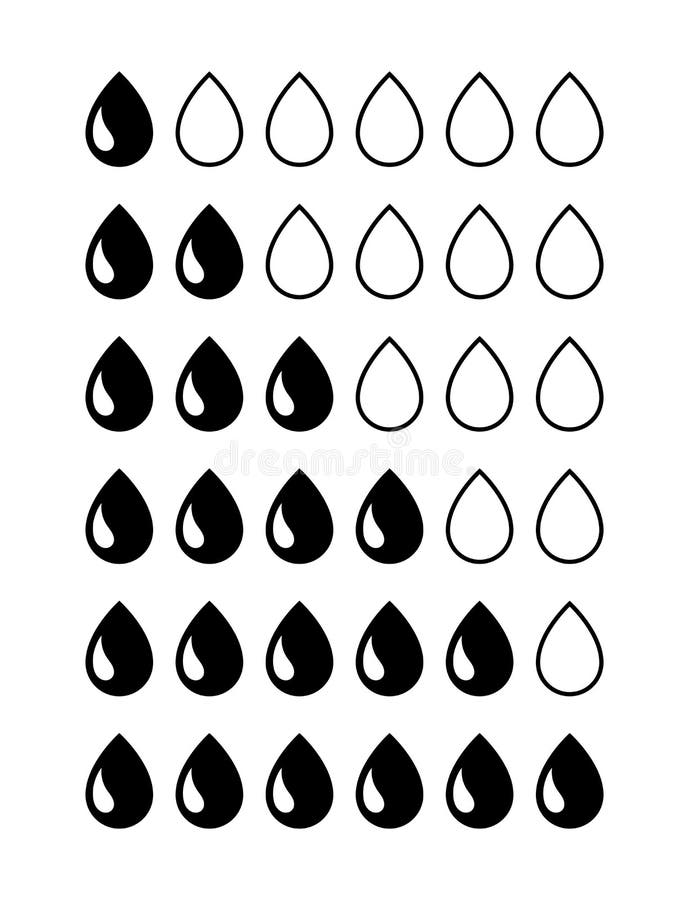 Drop set type 1 stock vector. Illustration of informative - 174388205