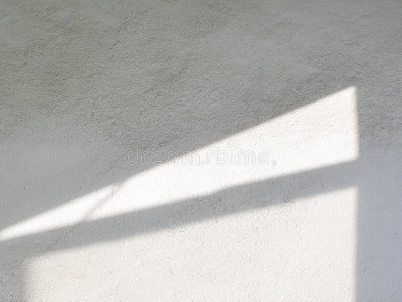 Drop Shadow on Old White Concrete Wall. Stock Photo - Image of frond ...