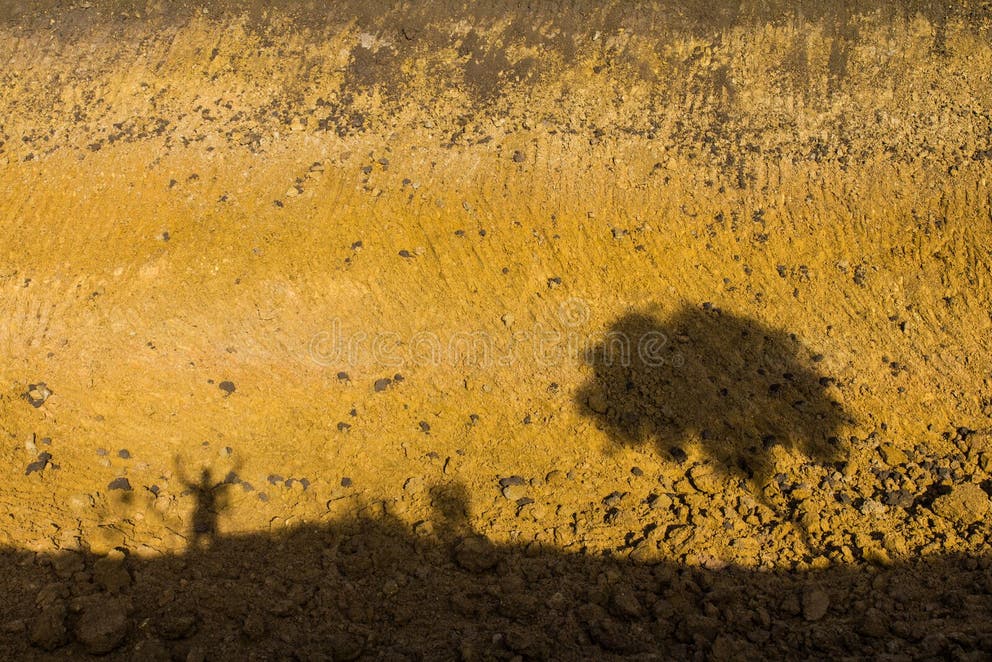 Drop shadows soil stock image. Image of clay, black, cultivated - 41990577