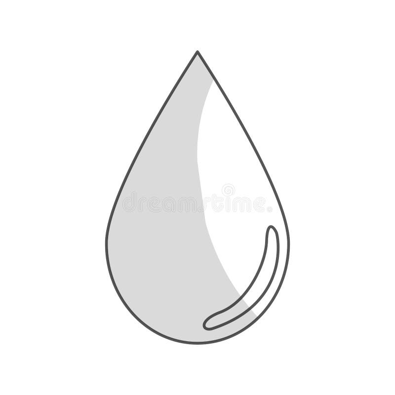 Drop shape icon stock vector. Illustration of raindrop - 82208026
