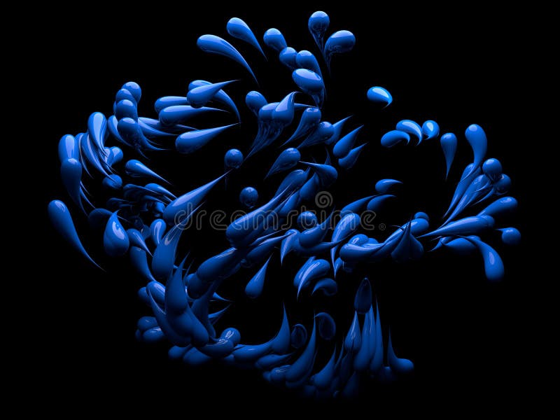 Drop shapes abstract stock illustration. Illustration of drop - 42029746
