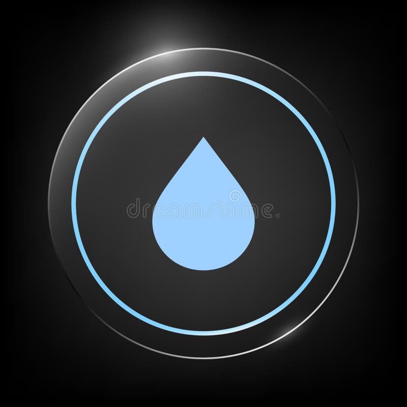 Drop symbol icon stock vector. Illustration of blood - 116472403