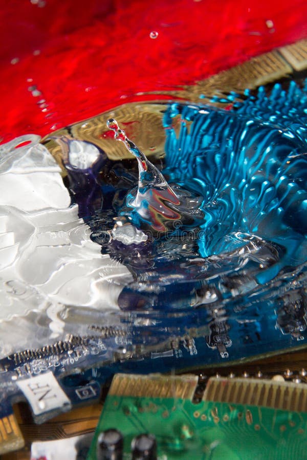 Drop technology stock photo. Image of digital, printed - 111700248