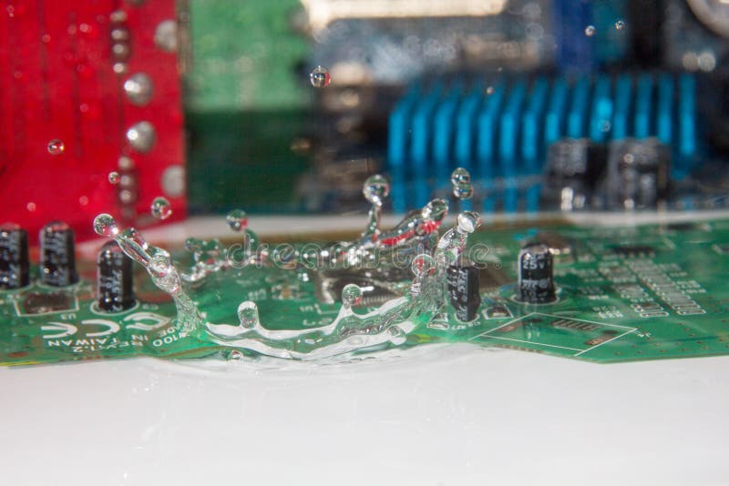 Drop technology stock photo. Image of component, humidity - 111700296