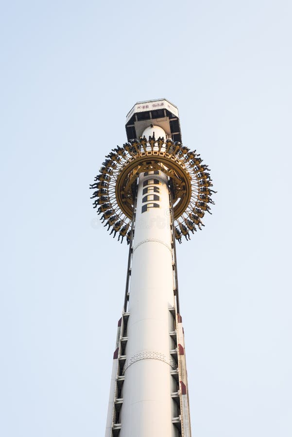 Drop Tower stock image. Image of tower, trill, fall, high - 27508389