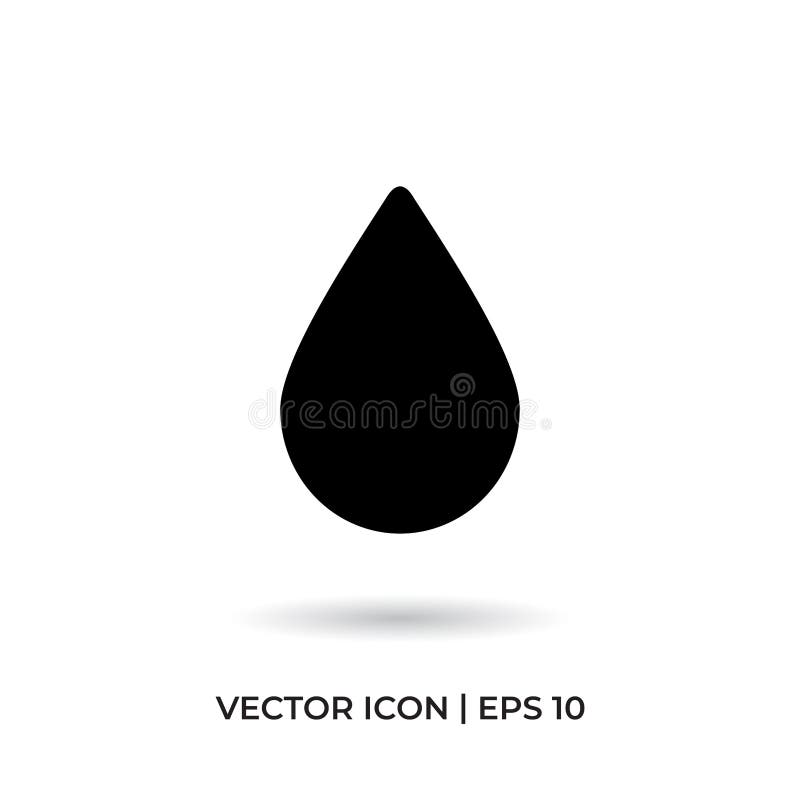 Drop Vector Icon in Modern Design Style for Web Site and Mobile App ...