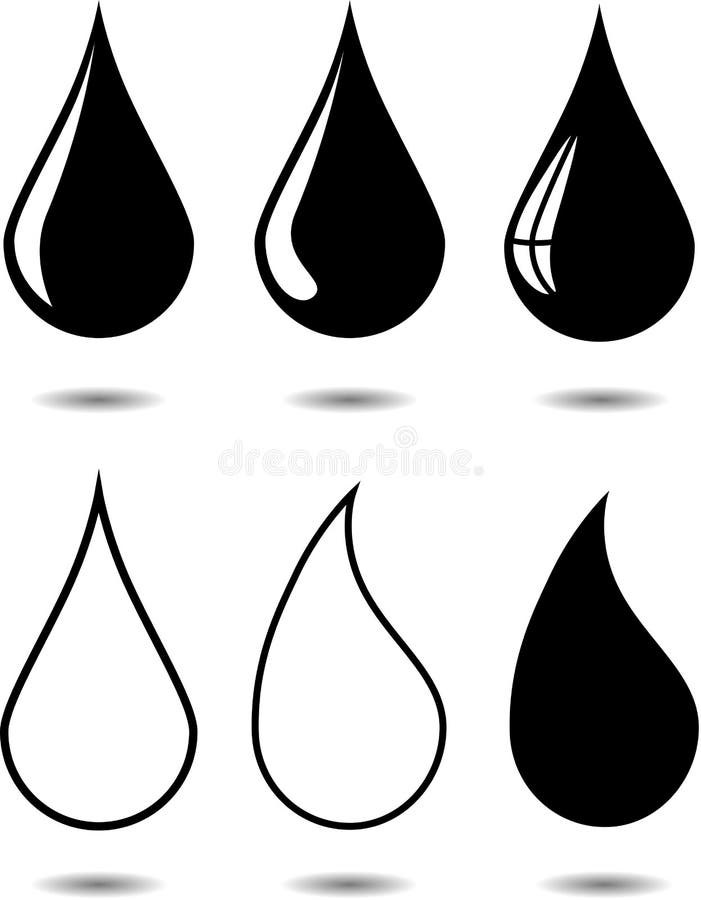 Drop. Vector Illustration stock vector. Illustration of beverage ...