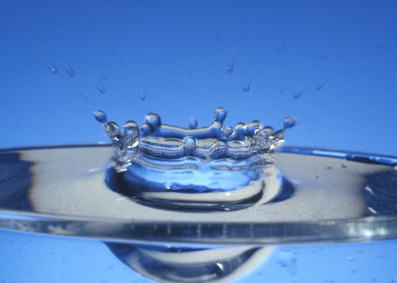 Drop of water stock image. Image of splash, water, purity - 5565283