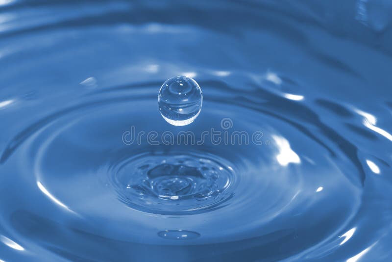3D Water-Drop stock image. Image of refresh, rains, blue - 1093985