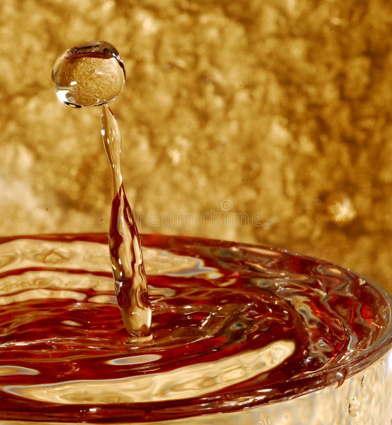 Drop of Water stock photo. Image of reflection, spark - 6281130