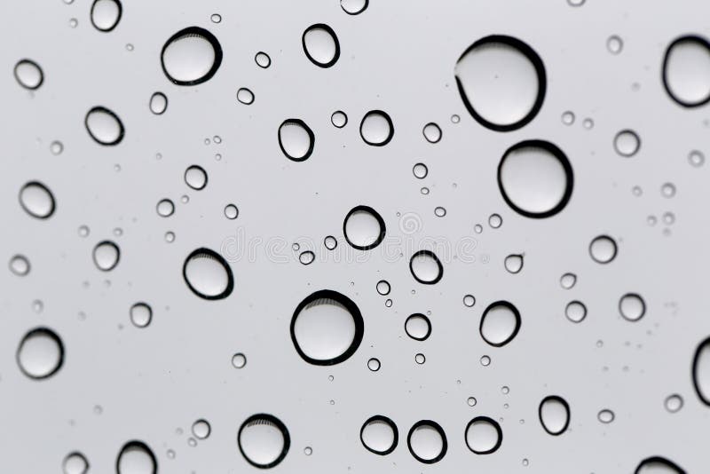 Drop of Water for the Background on Glass Car Window To Abstract Stock ...