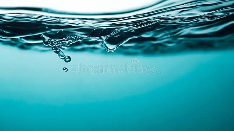 A Drop of Water Falling into the Water Surface Stock Image - Image of ...