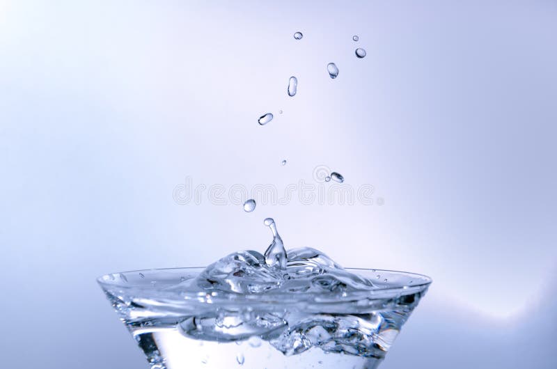 Drop of water on glass stock photo. Image of drink, refreshment - 212421544