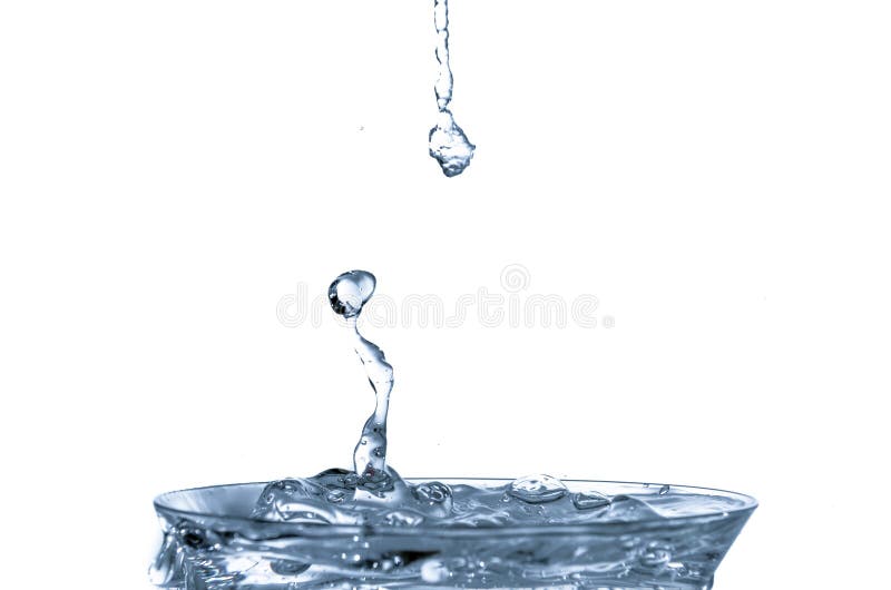 Drop of water on glass stock photo. Image of glass, drink - 207032564
