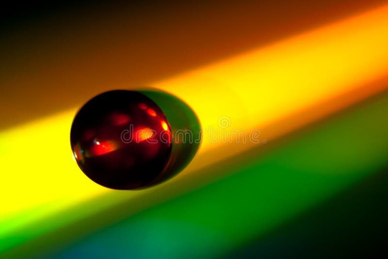 Drop of Water Lying on a CD Disc Stock Photo - Image of lights ...