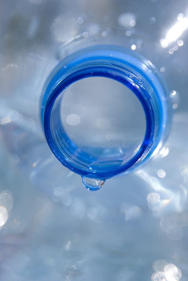Drop Water from Plastic Bottle Stock Photo - Image of pure, water: 11681590