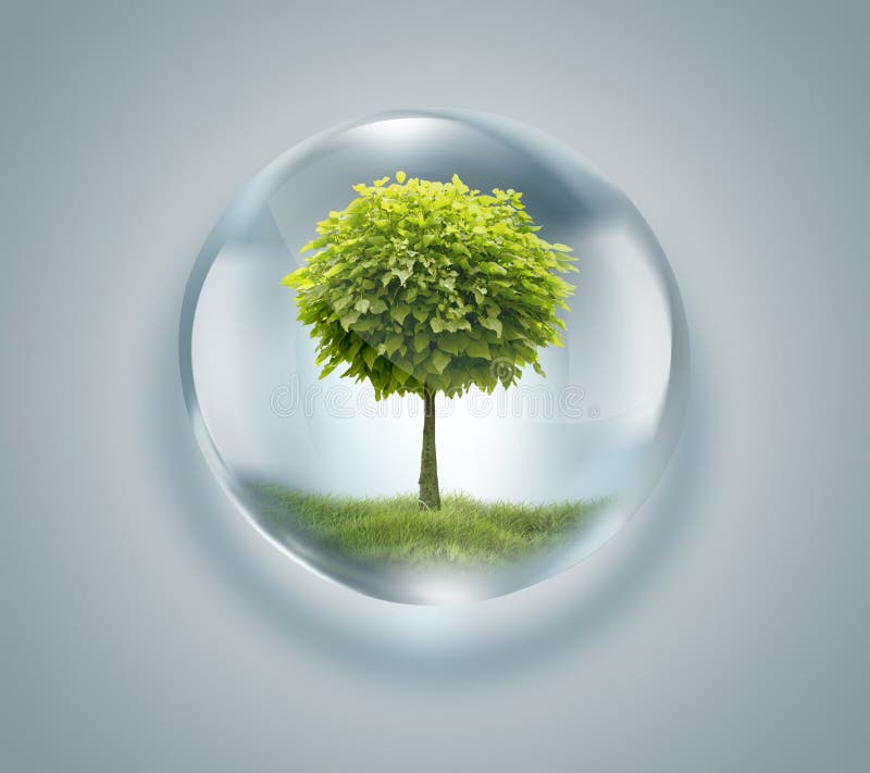 Tree Inside Water Drop Stock Illustrations – 347 Tree Inside Water Drop ...