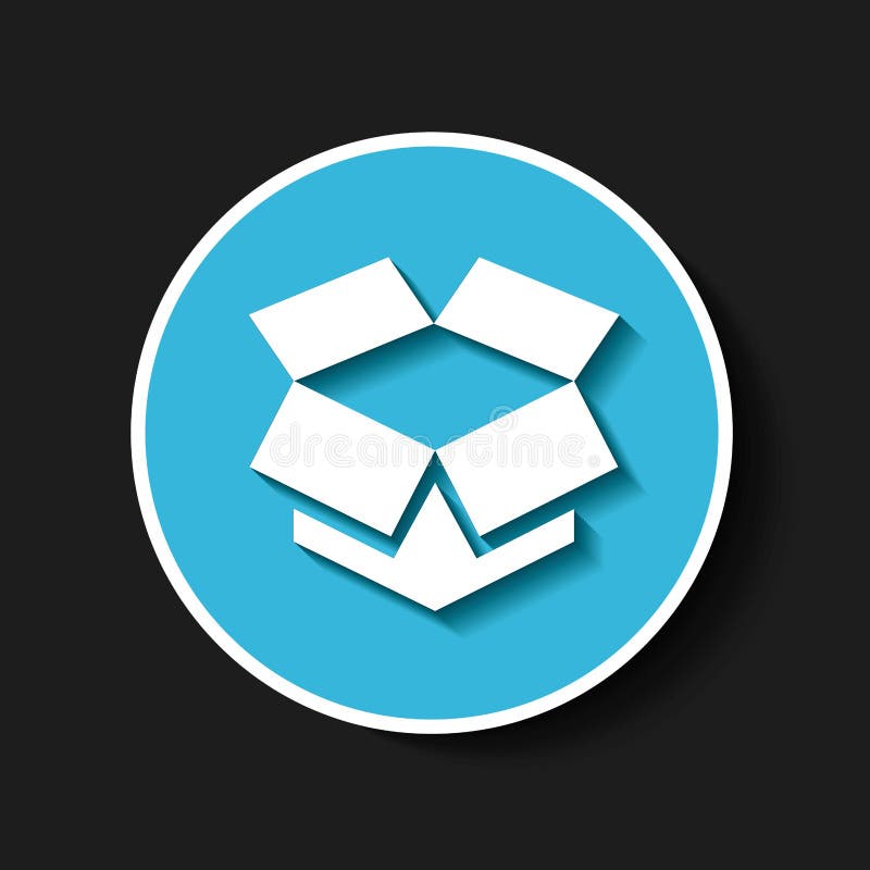 Dropbox Icon Logo editorial stock image. Illustration of illustrator ...
