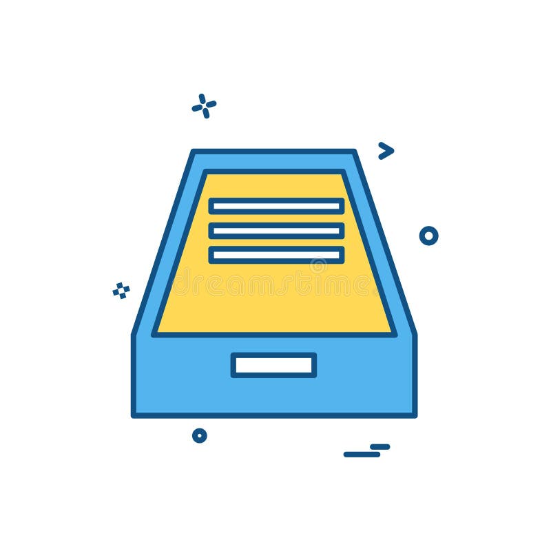 Dropbox icon design vector stock vector. Illustration of social - 125534854