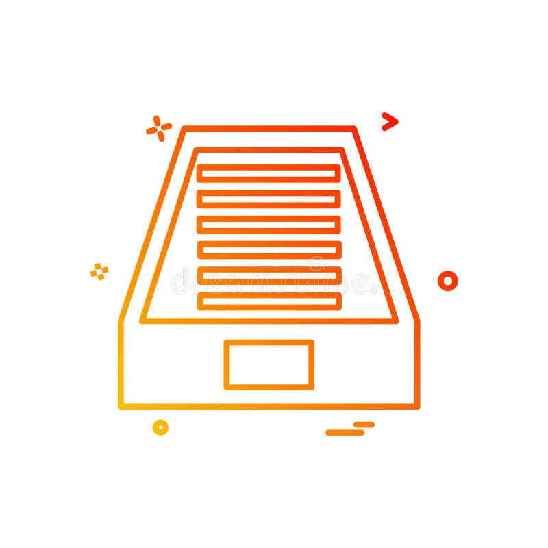 Dropbox icon design vector stock vector. Illustration of communication ...