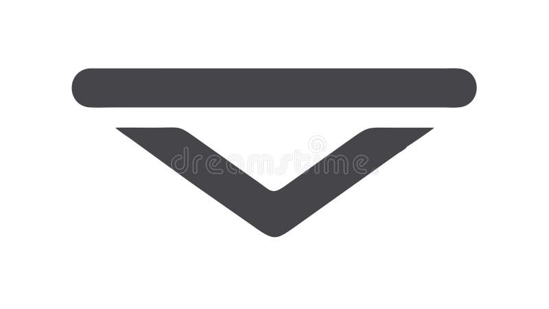 Dropdown Menu Collapse Indicator Ui Element Vector Design Generative 6157
