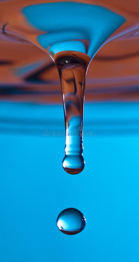 Droplet falling stock image. Image of small, crystal - 22884319