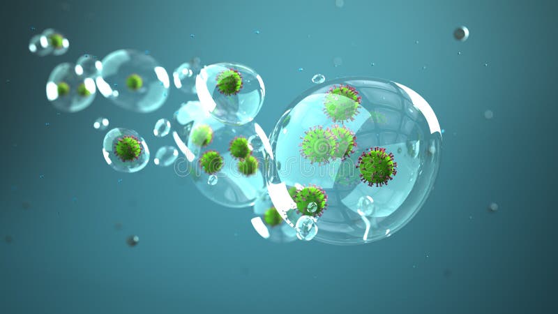 Droplet Infection Corona Virus Stock Illustration - Illustration of ...