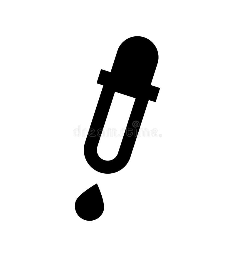 Droplet Laboratory Isolated Icon Stock Illustration - Illustration of ...