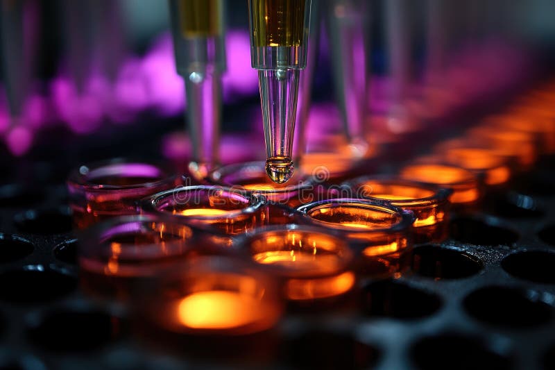 Precise Pipetting: Microscopic Liquid Droplet Falling into Illuminated ...