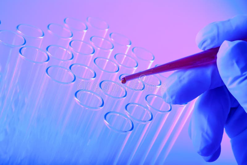 Droplet and Test Tube stock photo. Image of descriptive - 13061656