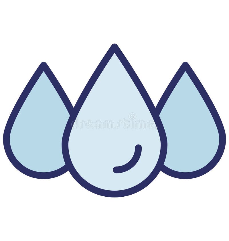 Droplet Vector Icon Which Can Easily Modified or Edit Stock Vector ...