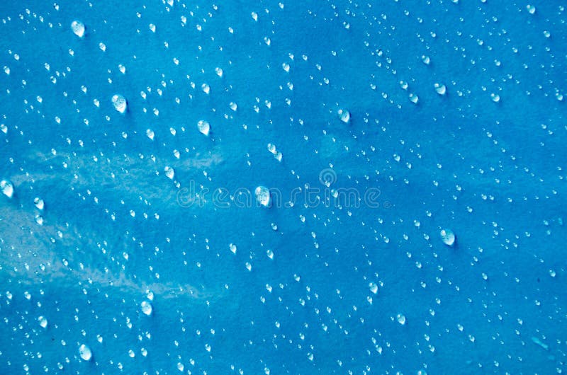 Droplets with Blue Color Background Suitable for Wallpaper Stock Image ...