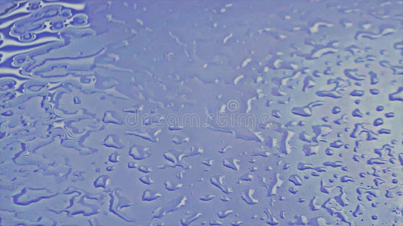 Droplets of Spring Water on a Clean Surface. Stock Photo - Image of ...