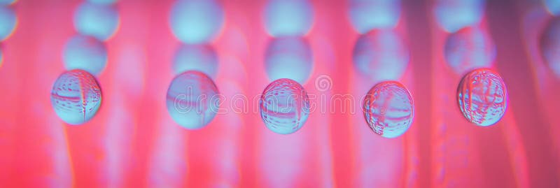 Droplets in a Uniform Grid Pattern Create a Vibrant Background for ...