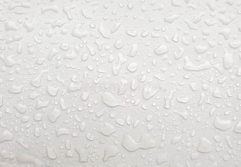 Droplets Water Background. Rain Wallpaper with Liquid Drop Stock Image ...