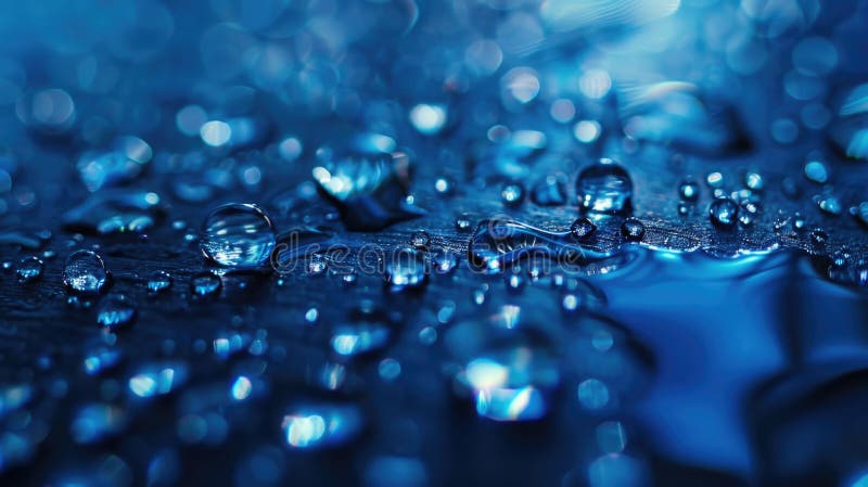 Droplets of Water on a Surface, Perfect for Illustrating Moisture or ...