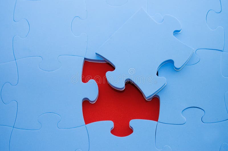 Missing puzzle piece stock image. Image of game, connect - 53332891