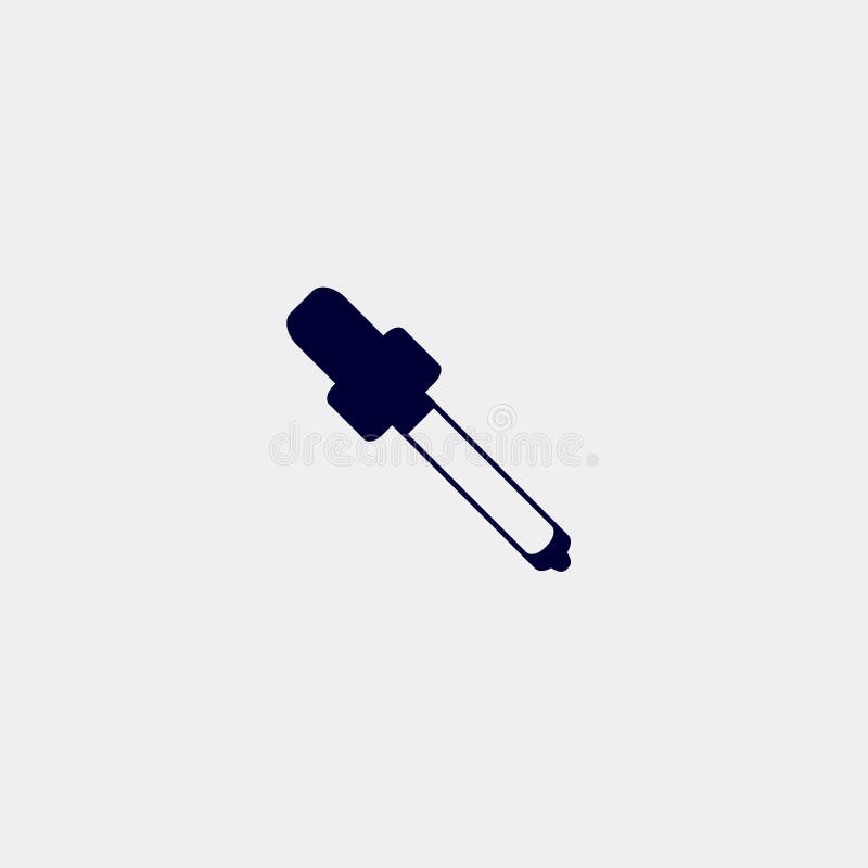 Dropper icon stock illustration. Illustration of design - 108465274