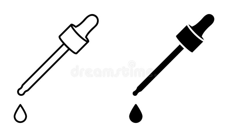 Dropper icon set stock vector. Illustration of icon - 285851827