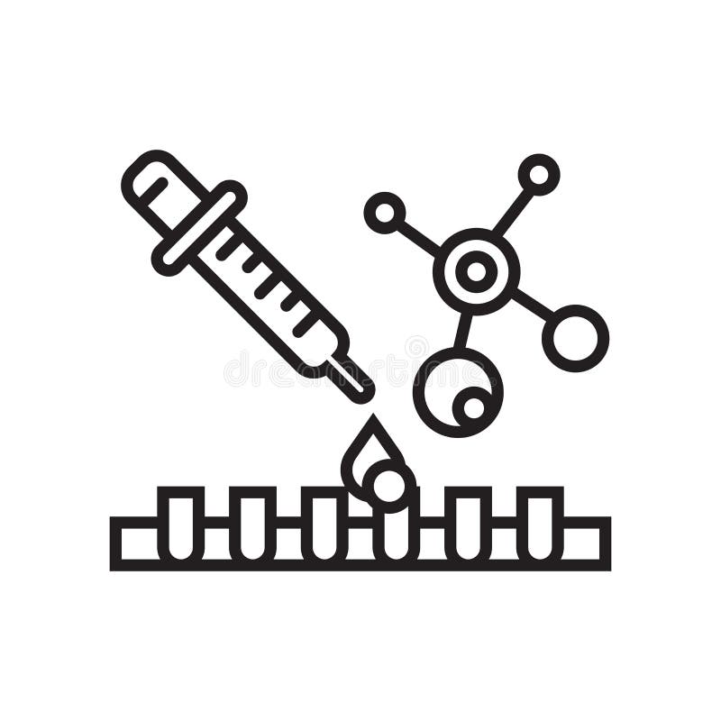 Dropper Icon Vector Sign and Symbol Isolated on White Background Stock ...