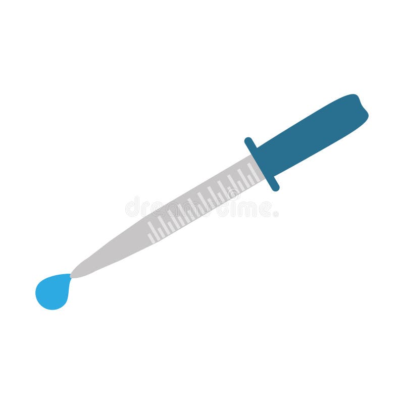 Dropper Laboratory Equipment Icon Stock Illustration - Illustration of ...