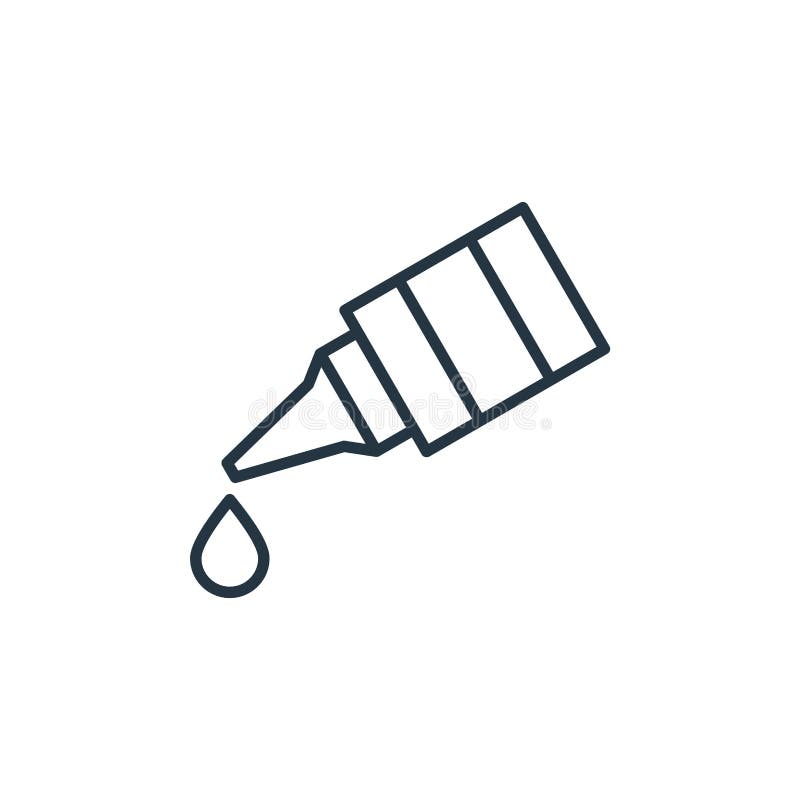 Dropper Vector Icon. Dropper Editable Stroke. Dropper Linear Symbol for ...