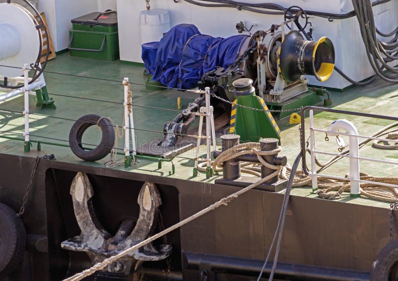 Mooring station stock photo. Image of mooring, foredeck - 117933506