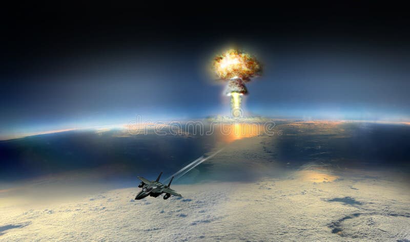 Dropping the bomb stock photo. Image of downtown, distance - 121503016