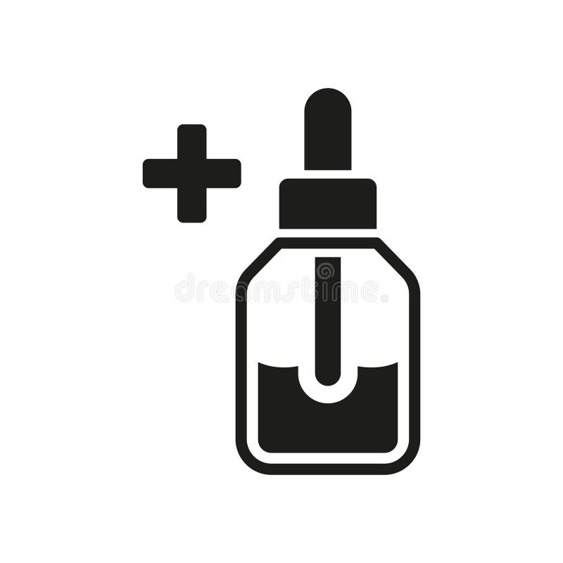 Dropping Bottle Icon Designed with a Sleek and Minimal Look, Perfect ...