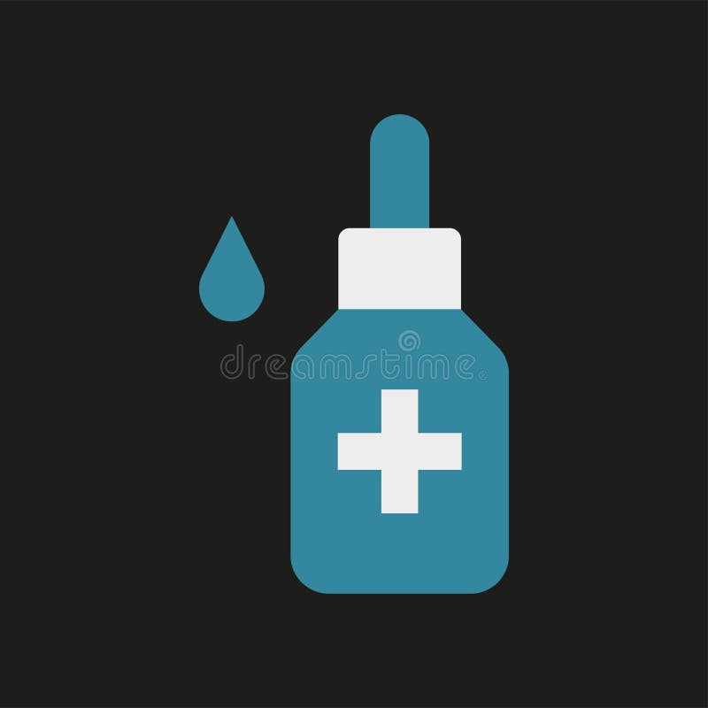 Dropping Bottle Icon Designed with a Sleek and Minimal Look, Perfect ...