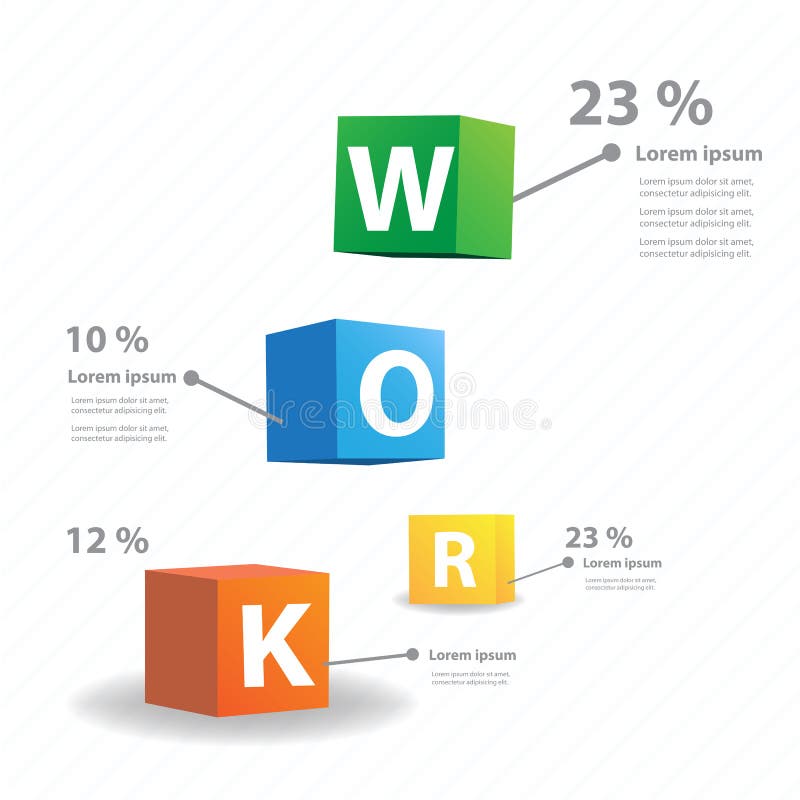 Dropping Boxes stock vector. Illustration of brochure - 49687577