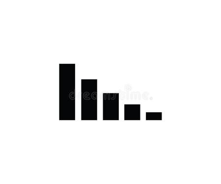 Dropping Graph Decrease Decline Growth Stock Vector - Illustration of ...