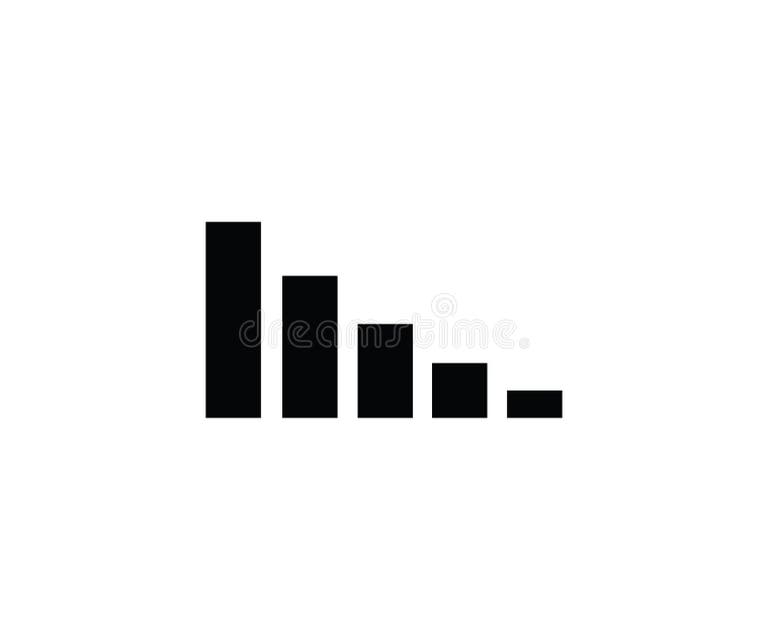 Dropping Graph Decrease Decline Growth Stock Vector - Illustration of ...