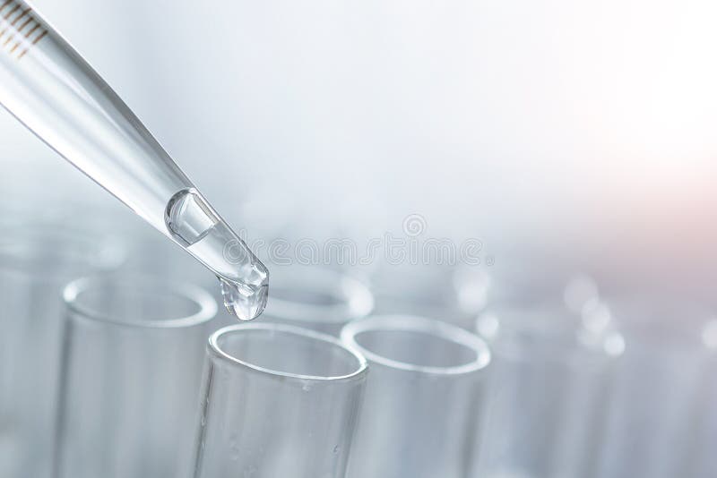 Dropping Liquid To Test Tubes, Science Laboratory Research Stock Photo ...